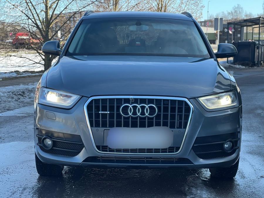 Grey Audi Q3 2014 in Kaisiadorys, with an engine capacity of 2.00 L and mileage of 318 thousand km for 9150 €, photo 1 on AUTOMOTO.COM.LV