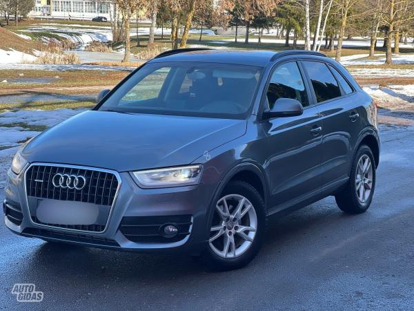 Pelēks Audi Q3 2014 Kaišiadorys, ar dzinēja tilpumu 2.00 L un nobraukumu 318 tūkst. km par 9150 €, foto 3 vietnē AUTOMOTO.COM.LV