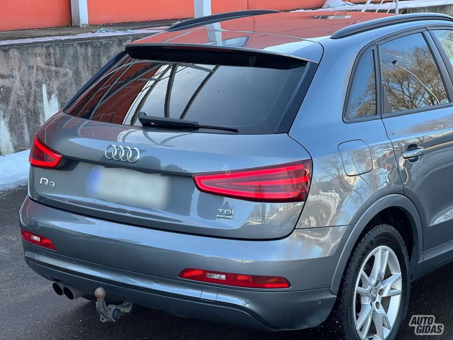 Grey Audi Q3 2014 in Kaisiadorys, with an engine capacity of 2.00 L and mileage of 318 thousand km for 9150 €, photo 8 on AUTOMOTO.COM.LV