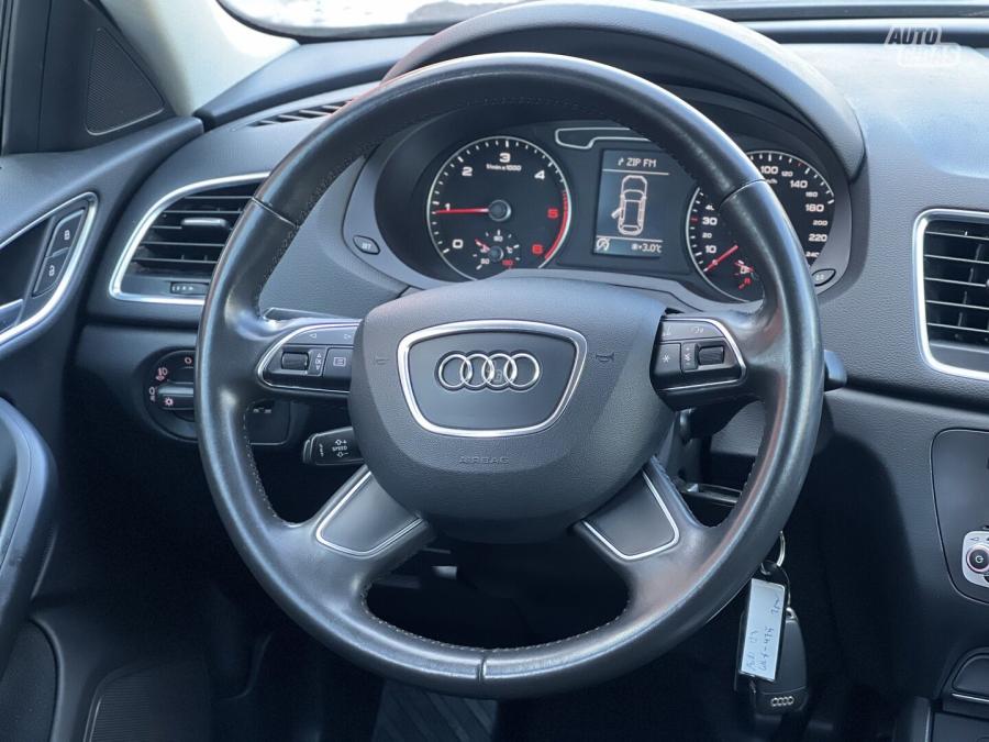 Grey Audi Q3 2014 in Kaisiadorys, with an engine capacity of 2.00 L and mileage of 318 thousand km for 9150 €, photo 23 on AUTOMOTO.COM.LV