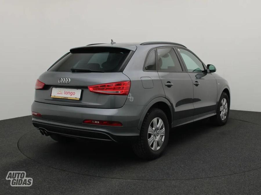 Grey Audi Q3 2014 in Vilnius, with an engine capacity of 2.00 L and mileage of 234 thousand km for 12199 €, photo 9 on AUTOMOTO.COM.LV