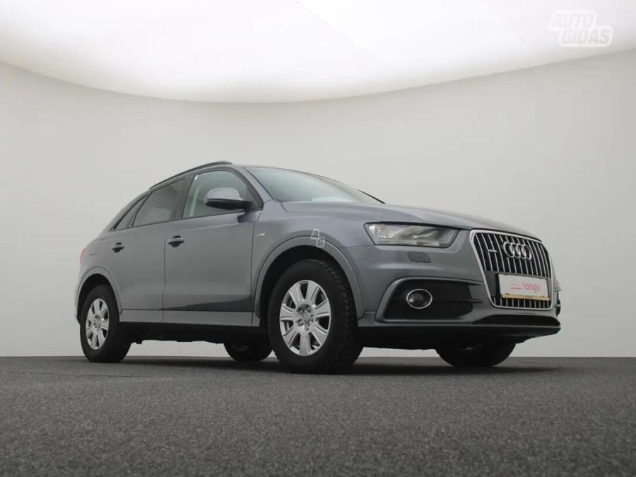 Grey Audi Q3 2014 in Vilnius, with an engine capacity of 2.00 L and mileage of 234 thousand km for 12199 €, photo 12 on AUTOMOTO.COM.LV