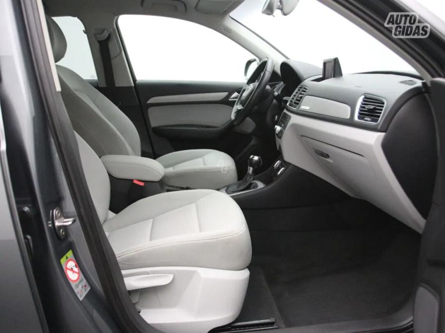 Grey Audi Q3 2014 in Vilnius, with an engine capacity of 2.00 L and mileage of 234 thousand km for 12199 €, photo 15 on AUTOMOTO.COM.LV