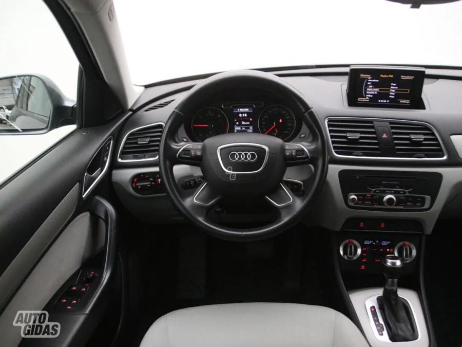 Grey Audi Q3 2014 in Vilnius, with an engine capacity of 2.00 L and mileage of 234 thousand km for 12199 €, photo 18 on AUTOMOTO.COM.LV