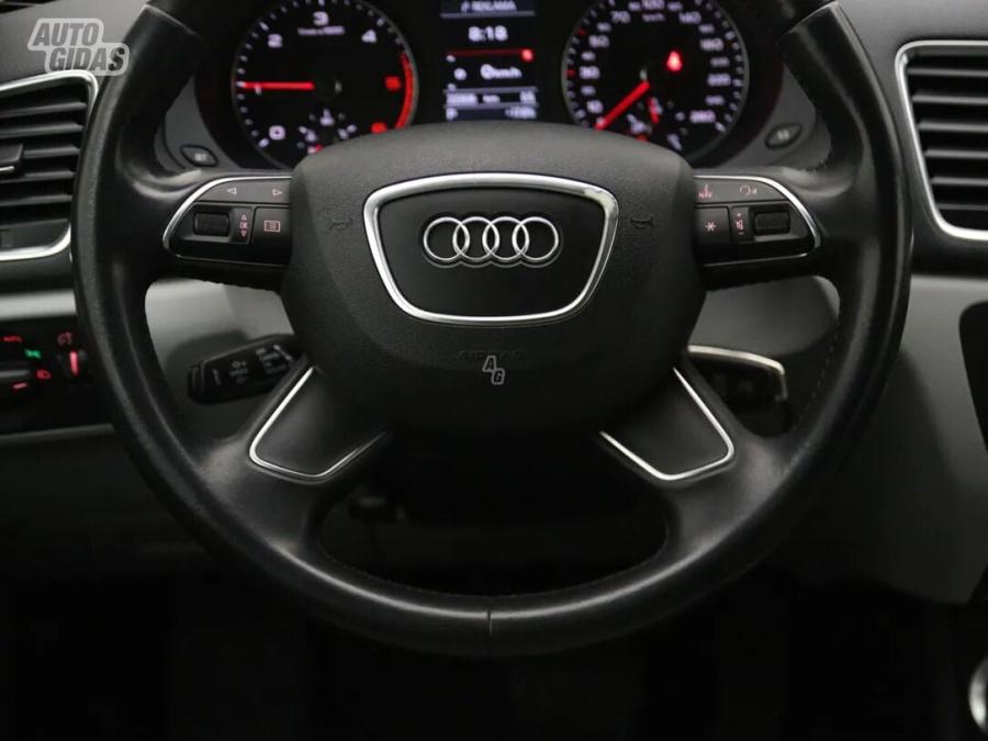 Grey Audi Q3 2014 in Vilnius, with an engine capacity of 2.00 L and mileage of 234 thousand km for 12199 €, photo 19 on AUTOMOTO.COM.LV