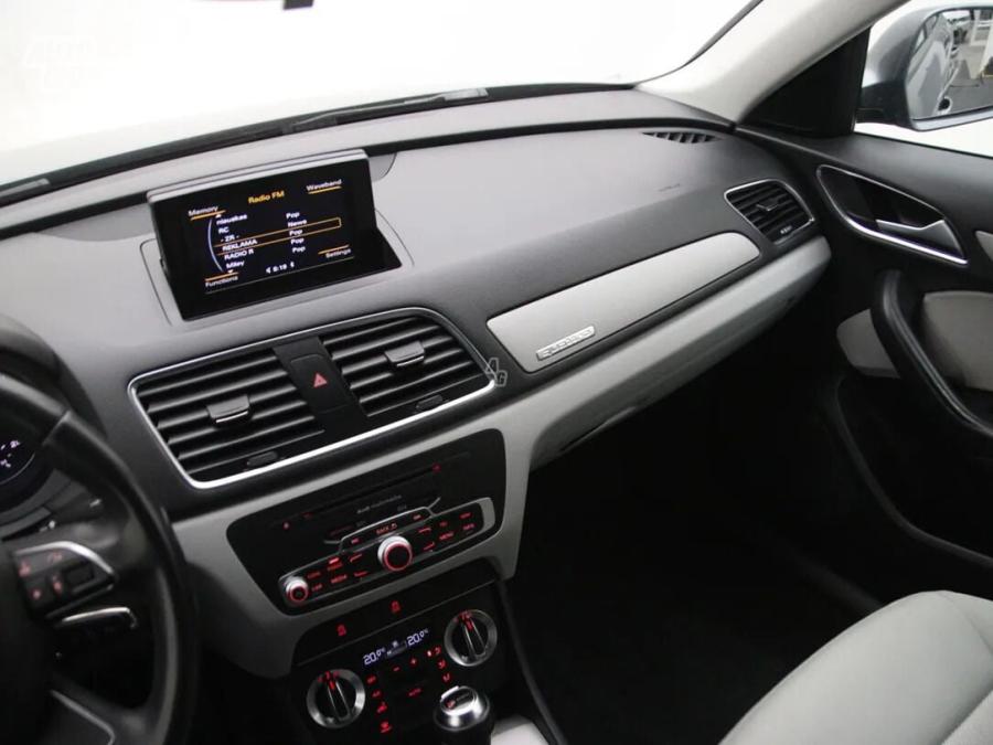 Grey Audi Q3 2014 in Vilnius, with an engine capacity of 2.00 L and mileage of 234 thousand km for 12199 €, photo 22 on AUTOMOTO.COM.LV