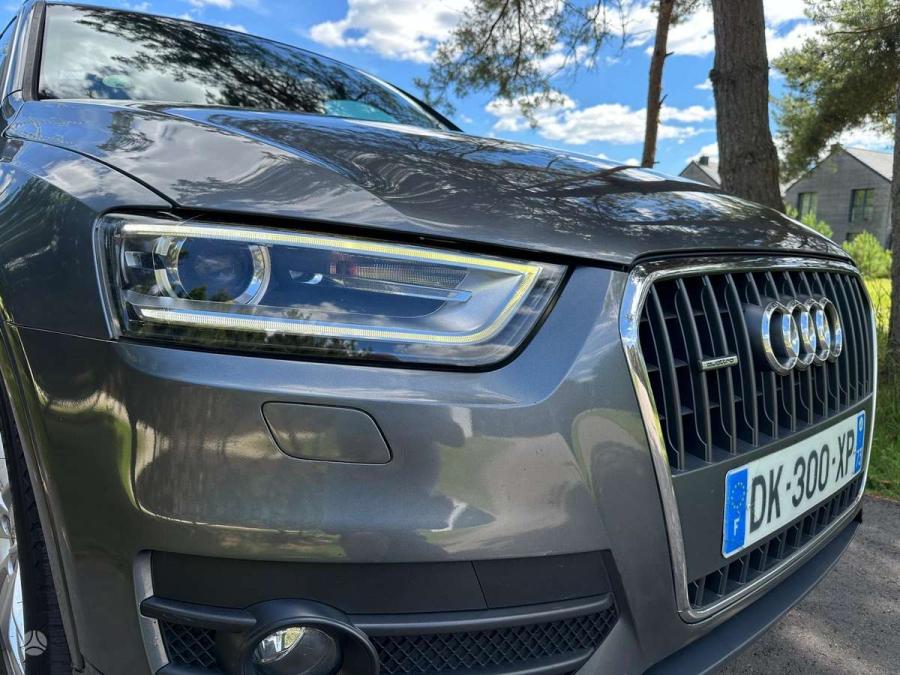 Grey Audi Q3 2014 in Vilnius, with an engine capacity of 1.97 L and mileage of 261 thousand km for 10900 €, photo 14 on AUTOMOTO.COM.LV