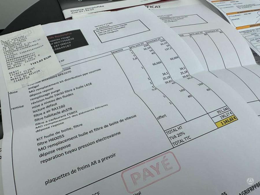 Grey Audi Q3 2014 in Vilnius, with an engine capacity of 1.97 L and mileage of 261 thousand km for 10900 €, photo 43 on AUTOMOTO.COM.LV