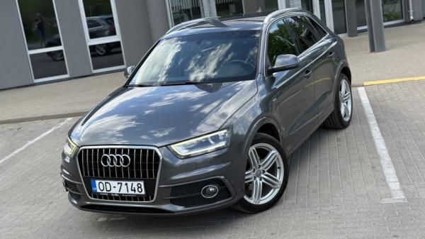 Grey Audi Q3 2014 in Riga, with an engine capacity of 2.00 L and mileage of 187 thousand km for 13950 €, photo 1 on AUTOMOTO.COM.LV