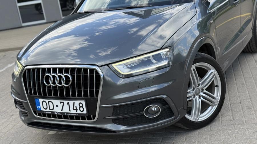 Pelēks Audi Q3 2014 Rīga, ar dzinēja tilpumu 2.00 L un nobraukumu 187 tūkst. km par 13950 €, foto 13 vietnē AUTOMOTO.COM.LV