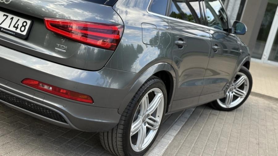 Pelēks Audi Q3 2014 Rīga, ar dzinēja tilpumu 2.00 L un nobraukumu 187 tūkst. km par 13950 €, foto 19 vietnē AUTOMOTO.COM.LV
