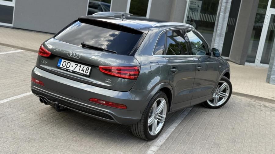 Pelēks Audi Q3 2014 Rīga, ar dzinēja tilpumu 2.00 L un nobraukumu 187 tūkst. km par 13950 €, foto 20 vietnē AUTOMOTO.COM.LV