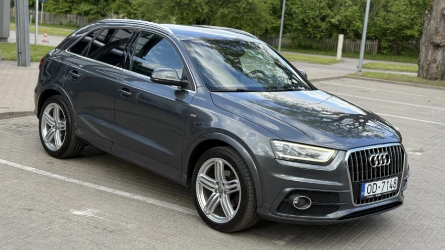 Pelēks Audi Q3 2014 Rīga, ar dzinēja tilpumu 2.00 L un nobraukumu 187 tūkst. km par 13950 €, foto 23 vietnē AUTOMOTO.COM.LV