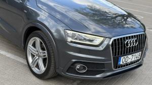 Pelēks Audi Q3 2014 Rīga, ar dzinēja tilpumu 2.00 L un nobraukumu 187 tūkst. km par 13950 €, foto 24 vietnē AUTOMOTO.COM.LV