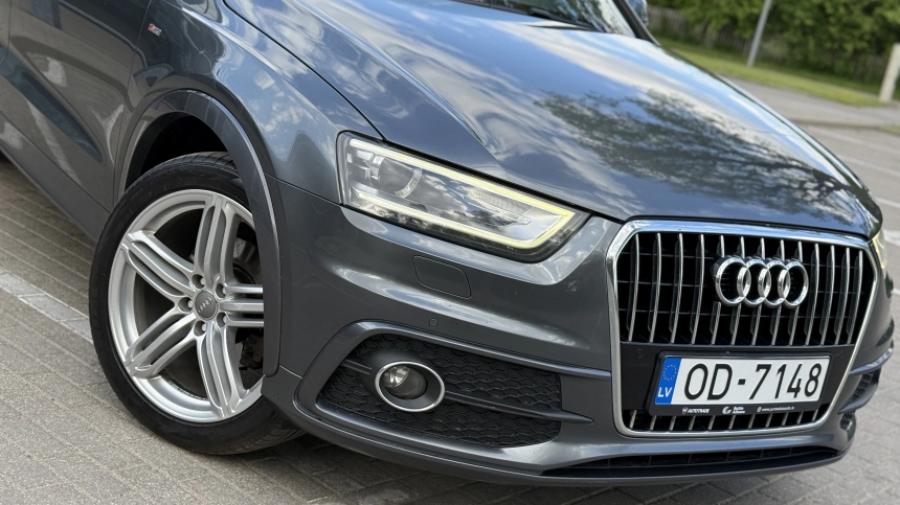 Pelēks Audi Q3 2014 Rīga, ar dzinēja tilpumu 2.00 L un nobraukumu 187 tūkst. km par 13950 €, foto 31 vietnē AUTOMOTO.COM.LV