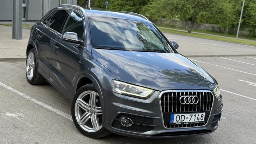 Pelēks Audi Q3 2014 Rīga, ar dzinēja tilpumu 2.00 L un nobraukumu 187 tūkst. km par 13950 €, foto 32 vietnē AUTOMOTO.COM.LV