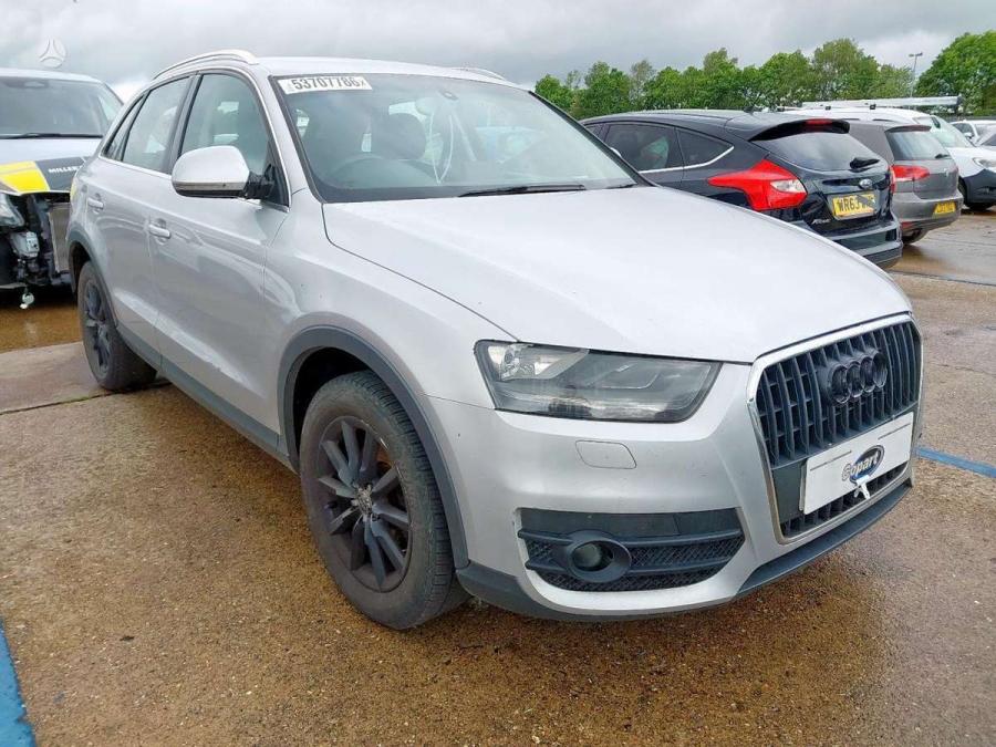 Grey Audi Q3 2014 in Alytus, with an engine capacity of 1.97 L and mileage of 170 thousand km for 3100 €, photo 3 on AUTOMOTO.COM.LV