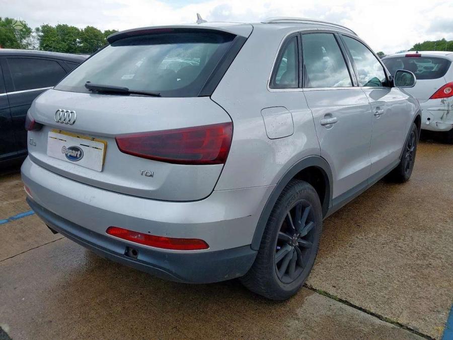 Grey Audi Q3 2014 in Alytus, with an engine capacity of 1.97 L and mileage of 170 thousand km for 3100 €, photo 4 on AUTOMOTO.COM.LV
