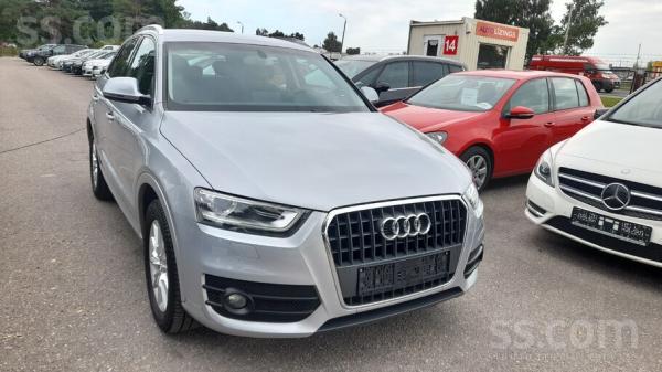 Pelēks Audi Q3 2014 Rīga, ar dzinēja tilpumu 1.40 L un nobraukumu 276 tūkst. km par 8500 €, foto 2 vietnē AUTOMOTO.COM.LV