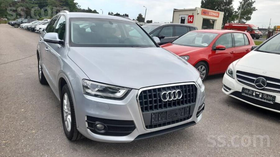 Pelēks Audi Q3 2014 Rīga, ar dzinēja tilpumu 1.40 L un nobraukumu 276 tūkst. km par 8500 €, foto 3 vietnē AUTOMOTO.COM.LV