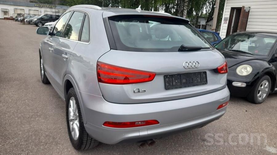 Pelēks Audi Q3 2014 Rīga, ar dzinēja tilpumu 1.40 L un nobraukumu 276 tūkst. km par 8500 €, foto 6 vietnē AUTOMOTO.COM.LV