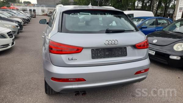 Pelēks Audi Q3 2014 Rīga, ar dzinēja tilpumu 1.40 L un nobraukumu 276 tūkst. km par 8500 €, foto 6 vietnē AUTOMOTO.COM.LV