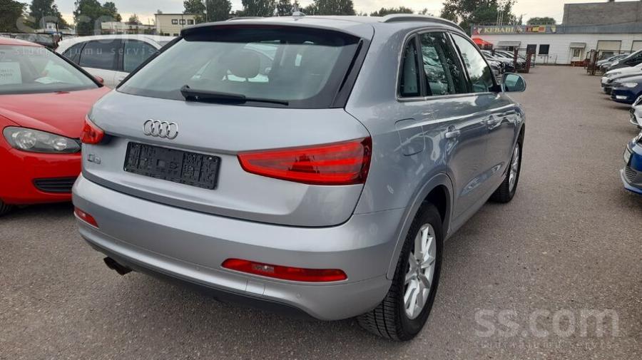 Pelēks Audi Q3 2014 Rīga, ar dzinēja tilpumu 1.40 L un nobraukumu 276 tūkst. km par 8500 €, foto 9 vietnē AUTOMOTO.COM.LV