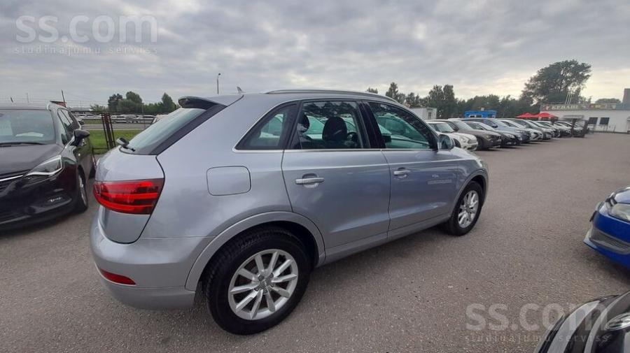 Pelēks Audi Q3 2014 Rīga, ar dzinēja tilpumu 1.40 L un nobraukumu 276 tūkst. km par 8500 €, foto 11 vietnē AUTOMOTO.COM.LV