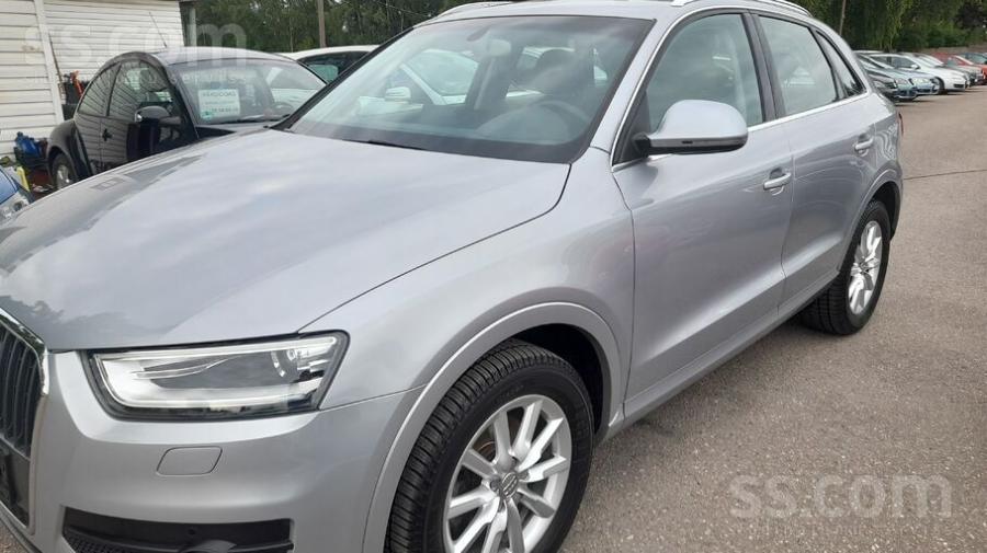 Pelēks Audi Q3 2014 Rīga, ar dzinēja tilpumu 1.40 L un nobraukumu 276 tūkst. km par 8500 €, foto 14 vietnē AUTOMOTO.COM.LV