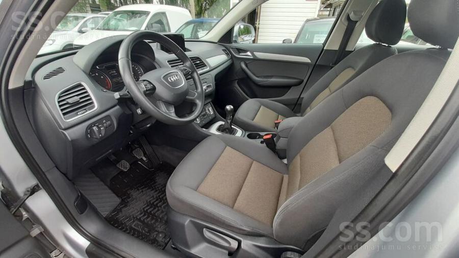 Pelēks Audi Q3 2014 Rīga, ar dzinēja tilpumu 1.40 L un nobraukumu 276 tūkst. km par 8500 €, foto 15 vietnē AUTOMOTO.COM.LV