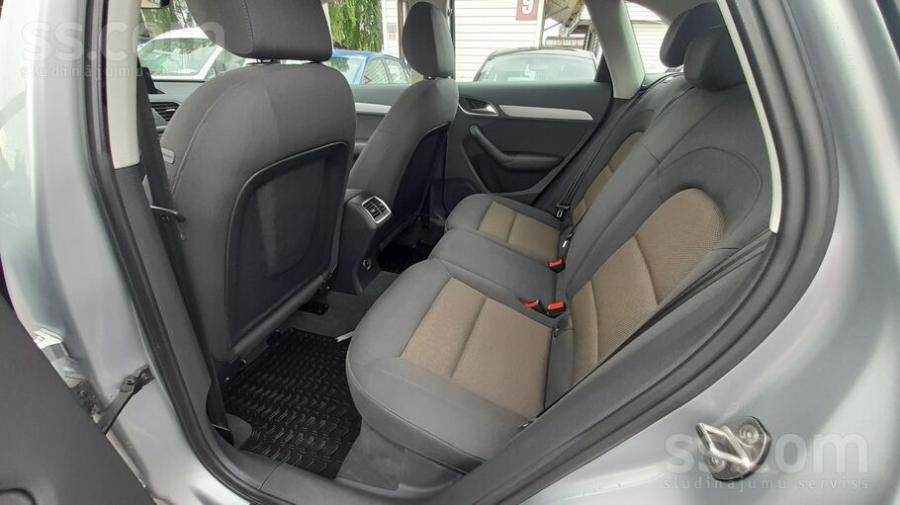 Pelēks Audi Q3 2014 Rīga, ar dzinēja tilpumu 1.40 L un nobraukumu 276 tūkst. km par 8500 €, foto 18 vietnē AUTOMOTO.COM.LV