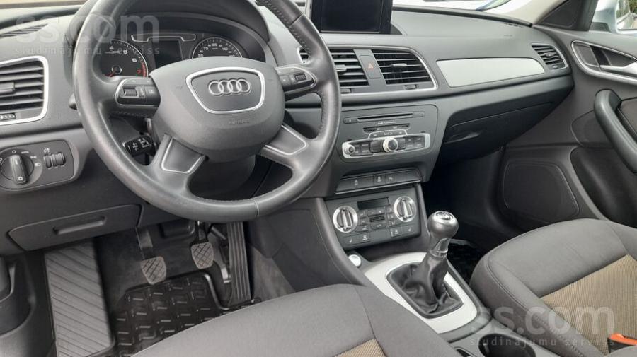 Pelēks Audi Q3 2014 Rīga, ar dzinēja tilpumu 1.40 L un nobraukumu 276 tūkst. km par 8500 €, foto 19 vietnē AUTOMOTO.COM.LV