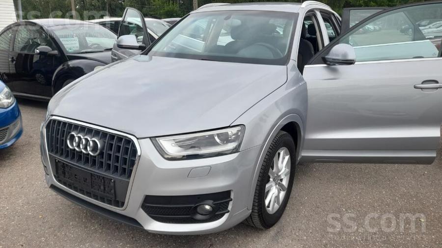 Pelēks Audi Q3 2014 Rīga, ar dzinēja tilpumu 1.40 L un nobraukumu 276 tūkst. km par 8500 €, foto 31 vietnē AUTOMOTO.COM.LV