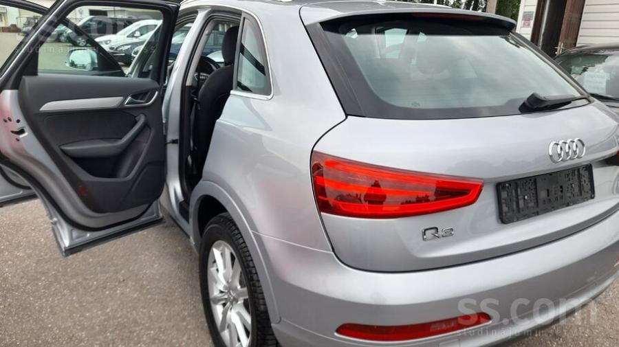 Pelēks Audi Q3 2014 Rīga, ar dzinēja tilpumu 1.40 L un nobraukumu 276 tūkst. km par 8500 €, foto 32 vietnē AUTOMOTO.COM.LV