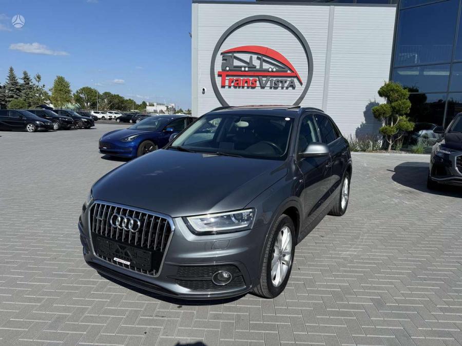 Pelēks Audi Q3 2014 Telšiai, ar dzinēja tilpumu 1.97 L un nobraukumu 132 tūkst. km par 12300 €, foto 1 vietnē AUTOMOTO.COM.LV