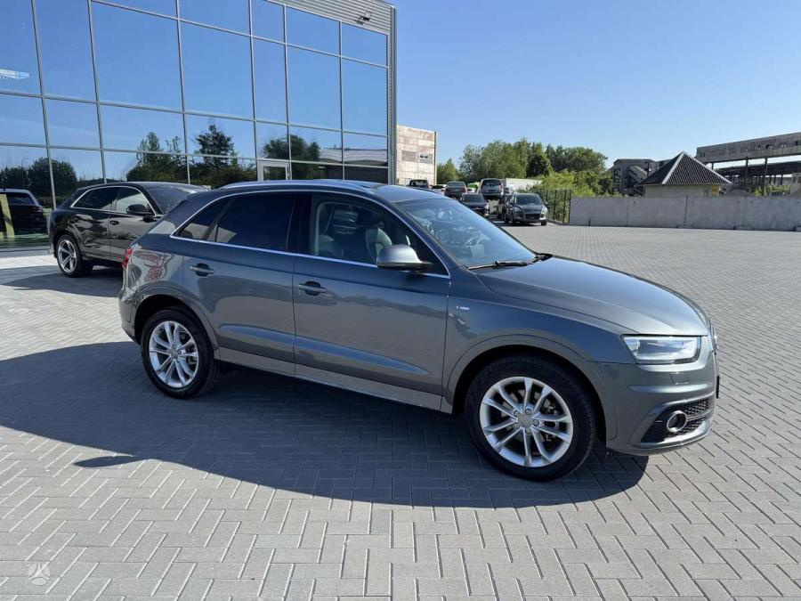 Pelēks Audi Q3 2014 Telšiai, ar dzinēja tilpumu 1.97 L un nobraukumu 132 tūkst. km par 12300 €, foto 9 vietnē AUTOMOTO.COM.LV