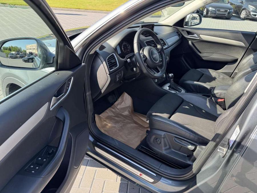Pelēks Audi Q3 2014 Telšiai, ar dzinēja tilpumu 1.97 L un nobraukumu 132 tūkst. km par 12300 €, foto 17 vietnē AUTOMOTO.COM.LV