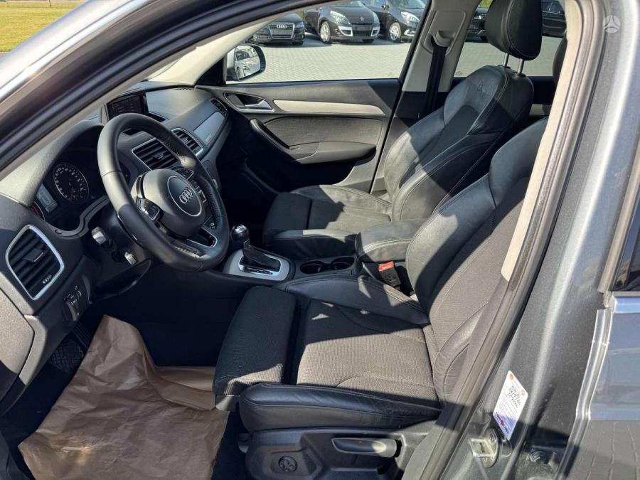 Pelēks Audi Q3 2014 Telšiai, ar dzinēja tilpumu 1.97 L un nobraukumu 132 tūkst. km par 12300 €, foto 18 vietnē AUTOMOTO.COM.LV