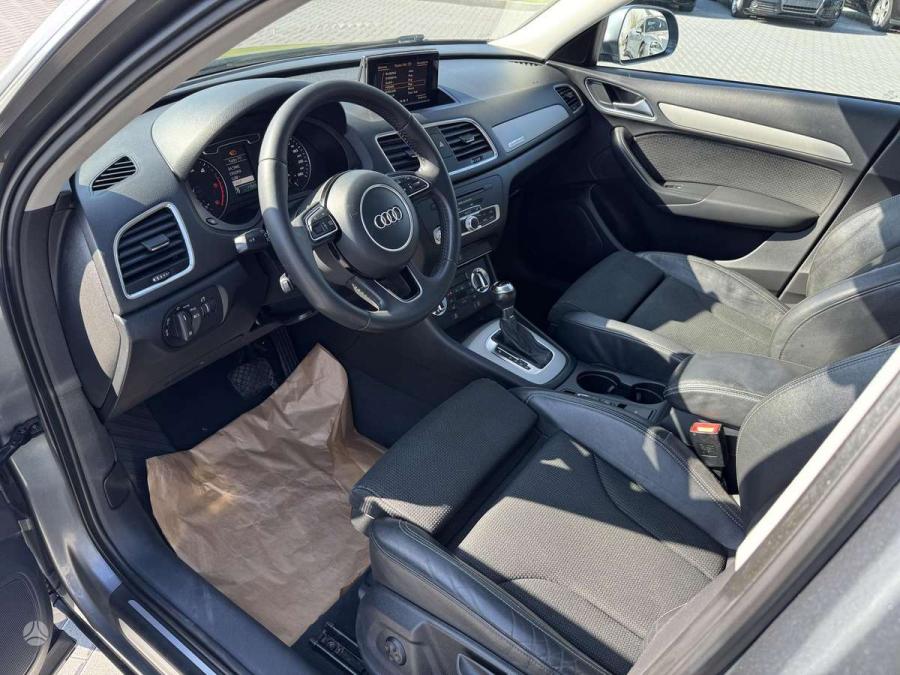 Pelēks Audi Q3 2014 Telšiai, ar dzinēja tilpumu 1.97 L un nobraukumu 132 tūkst. km par 12300 €, foto 19 vietnē AUTOMOTO.COM.LV