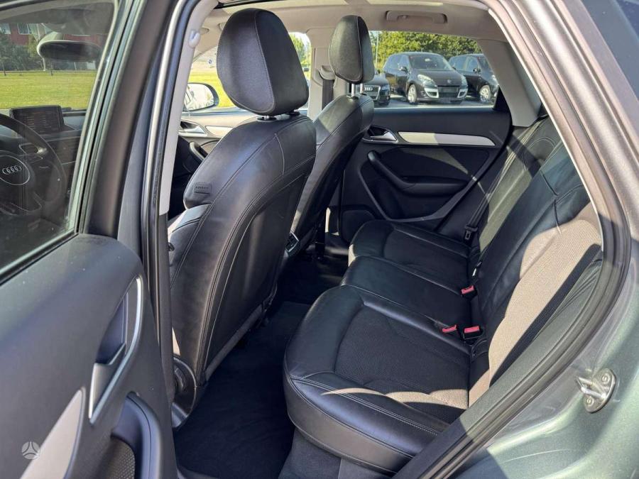 Pelēks Audi Q3 2014 Telšiai, ar dzinēja tilpumu 1.97 L un nobraukumu 132 tūkst. km par 12300 €, foto 22 vietnē AUTOMOTO.COM.LV