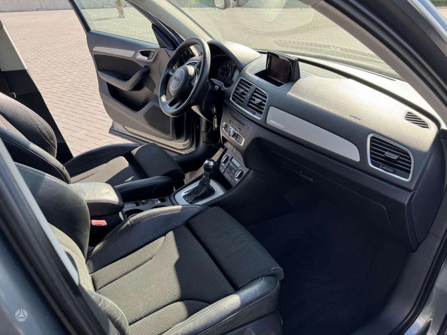 Pelēks Audi Q3 2014 Telšiai, ar dzinēja tilpumu 1.97 L un nobraukumu 132 tūkst. km par 12300 €, foto 25 vietnē AUTOMOTO.COM.LV