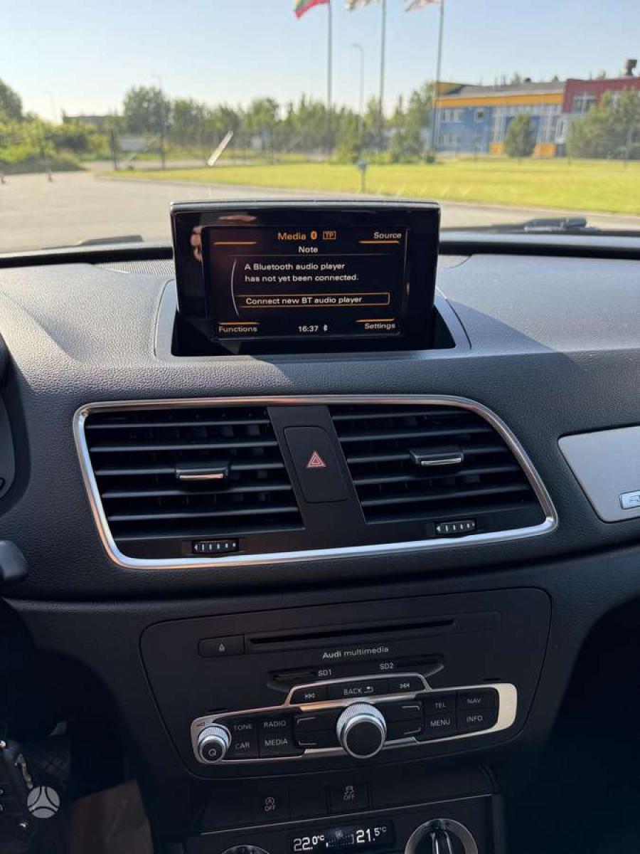 Pelēks Audi Q3 2014 Telšiai, ar dzinēja tilpumu 1.97 L un nobraukumu 132 tūkst. km par 12300 €, foto 29 vietnē AUTOMOTO.COM.LV