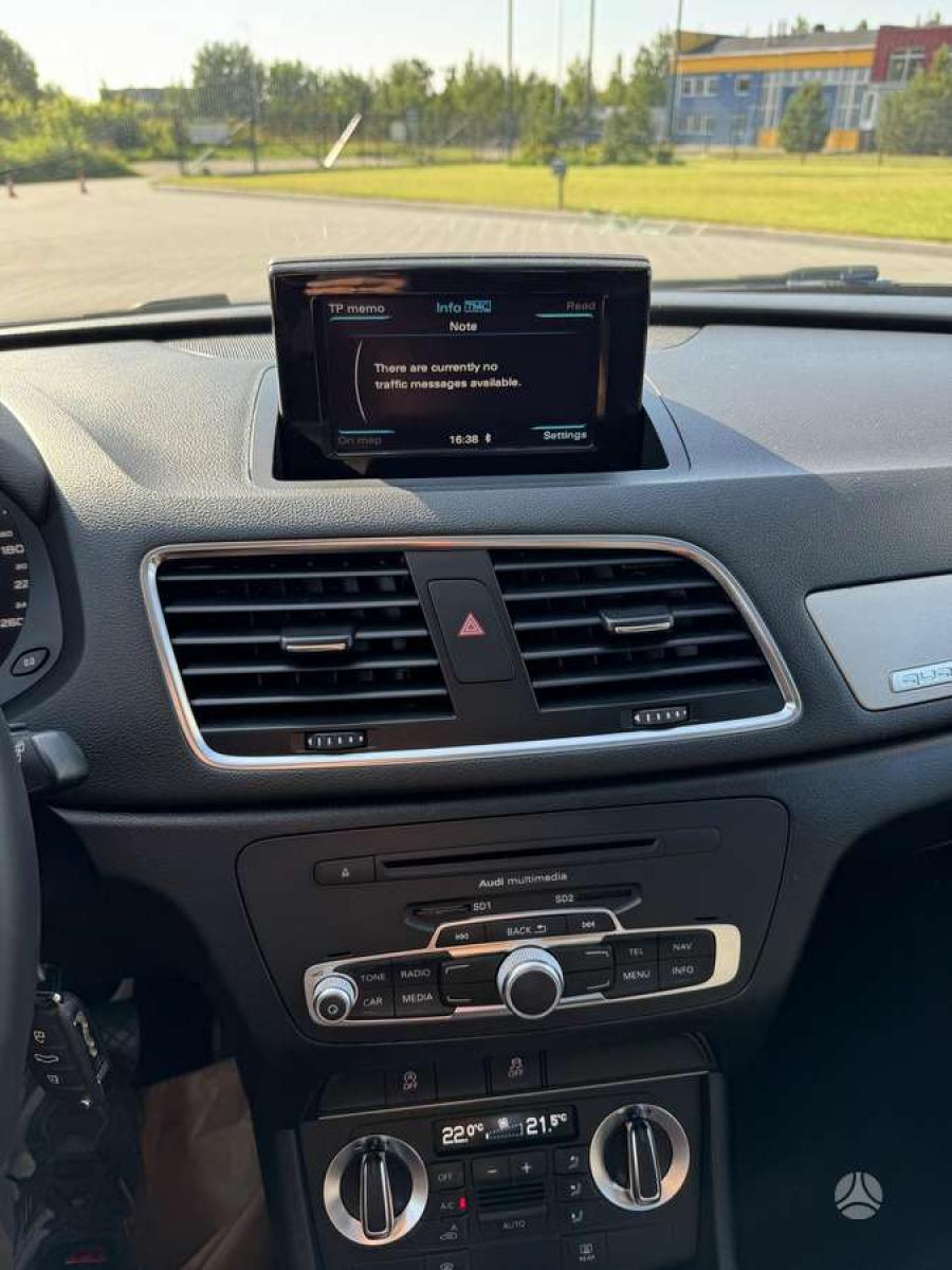 Pelēks Audi Q3 2014 Telšiai, ar dzinēja tilpumu 1.97 L un nobraukumu 132 tūkst. km par 12300 €, foto 34 vietnē AUTOMOTO.COM.LV