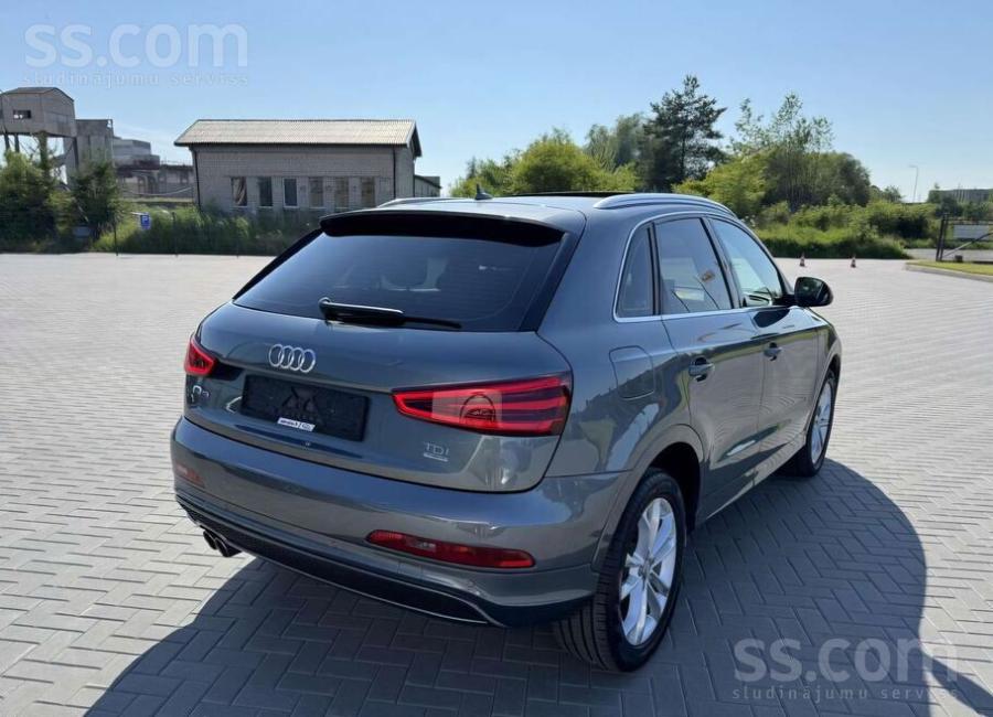 Pelēks Audi Q3 2014 Telšiai, ar dzinēja tilpumu 2.00 L un nobraukumu 131 tūkst. km par 12290 €, foto 8 vietnē AUTOMOTO.COM.LV