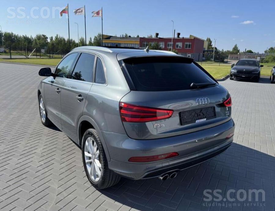 Pelēks Audi Q3 2014 Telšiai, ar dzinēja tilpumu 2.00 L un nobraukumu 131 tūkst. km par 12290 €, foto 10 vietnē AUTOMOTO.COM.LV