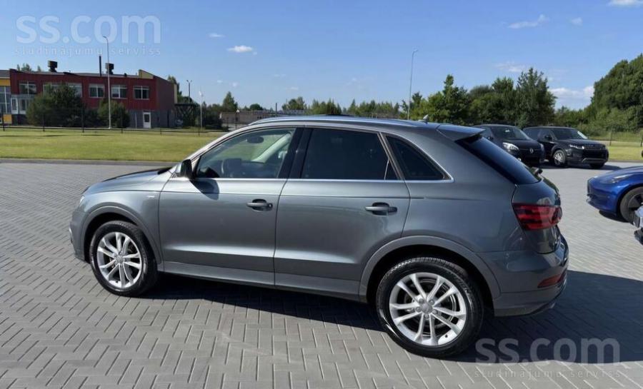 Pelēks Audi Q3 2014 Telšiai, ar dzinēja tilpumu 2.00 L un nobraukumu 131 tūkst. km par 12290 €, foto 11 vietnē AUTOMOTO.COM.LV