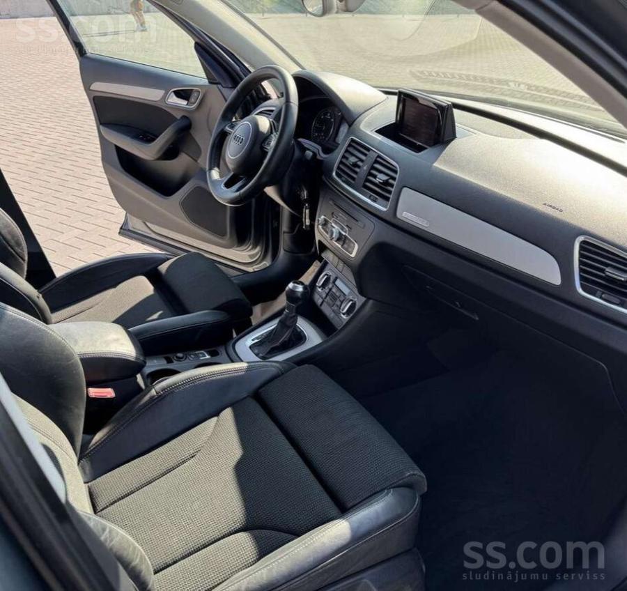 Pelēks Audi Q3 2014 Telšiai, ar dzinēja tilpumu 2.00 L un nobraukumu 131 tūkst. km par 12290 €, foto 15 vietnē AUTOMOTO.COM.LV