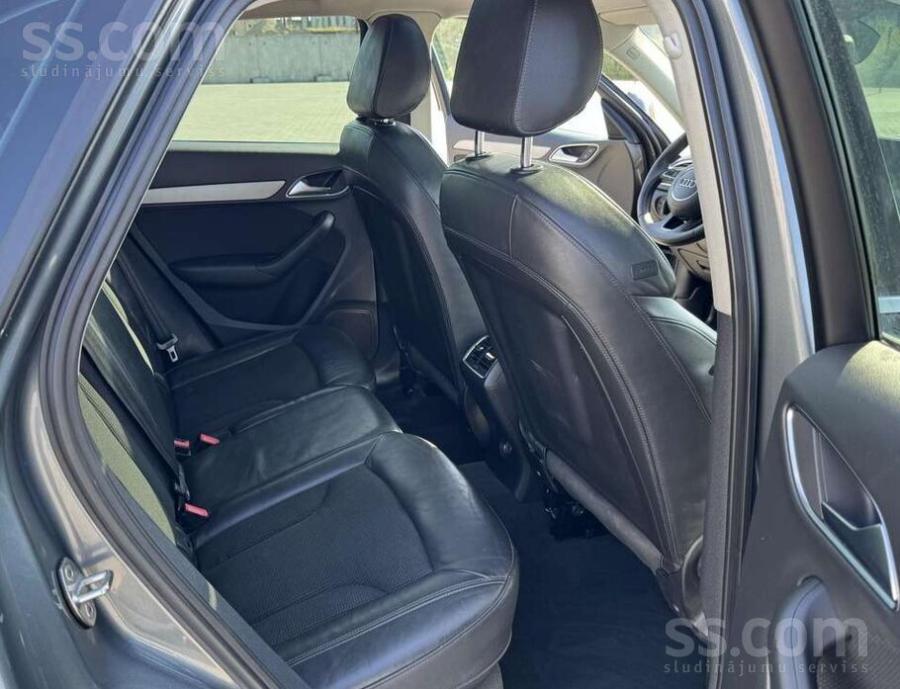 Pelēks Audi Q3 2014 Telšiai, ar dzinēja tilpumu 2.00 L un nobraukumu 131 tūkst. km par 12290 €, foto 16 vietnē AUTOMOTO.COM.LV