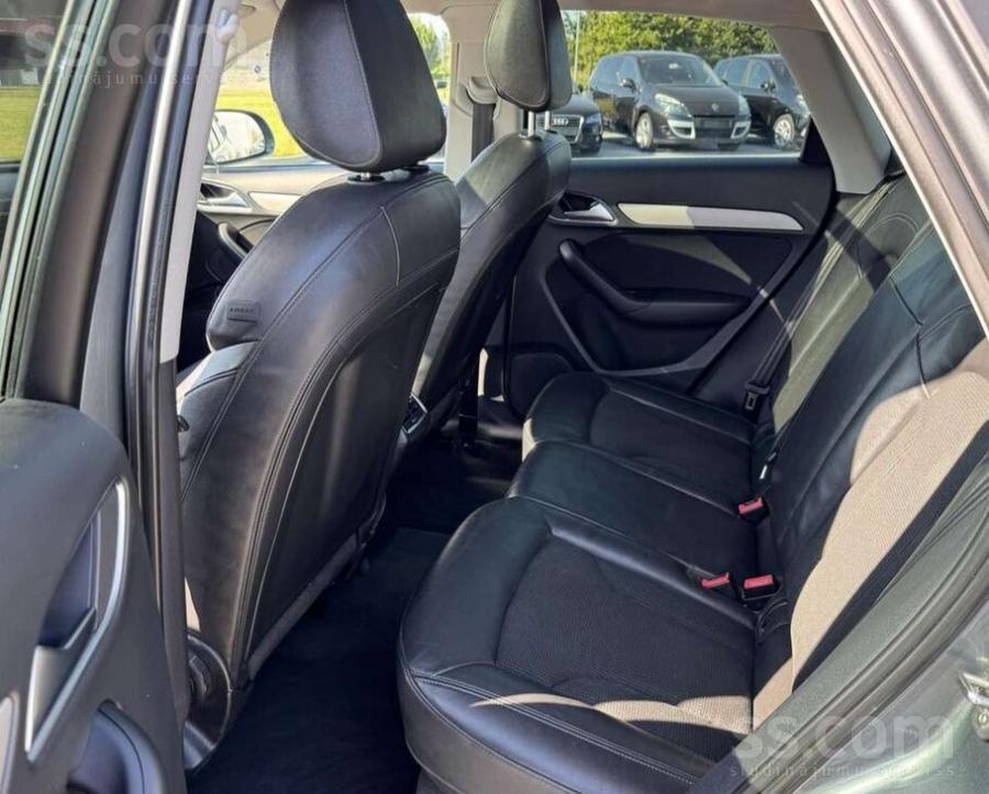 Pelēks Audi Q3 2014 Telšiai, ar dzinēja tilpumu 2.00 L un nobraukumu 131 tūkst. km par 12290 €, foto 17 vietnē AUTOMOTO.COM.LV