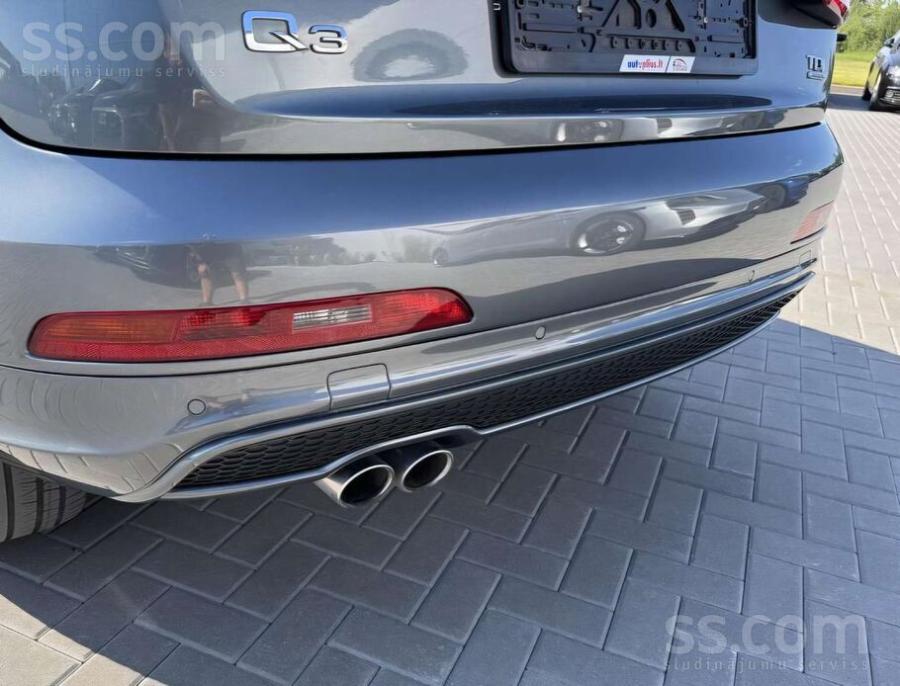 Pelēks Audi Q3 2014 Telšiai, ar dzinēja tilpumu 2.00 L un nobraukumu 131 tūkst. km par 12290 €, foto 23 vietnē AUTOMOTO.COM.LV